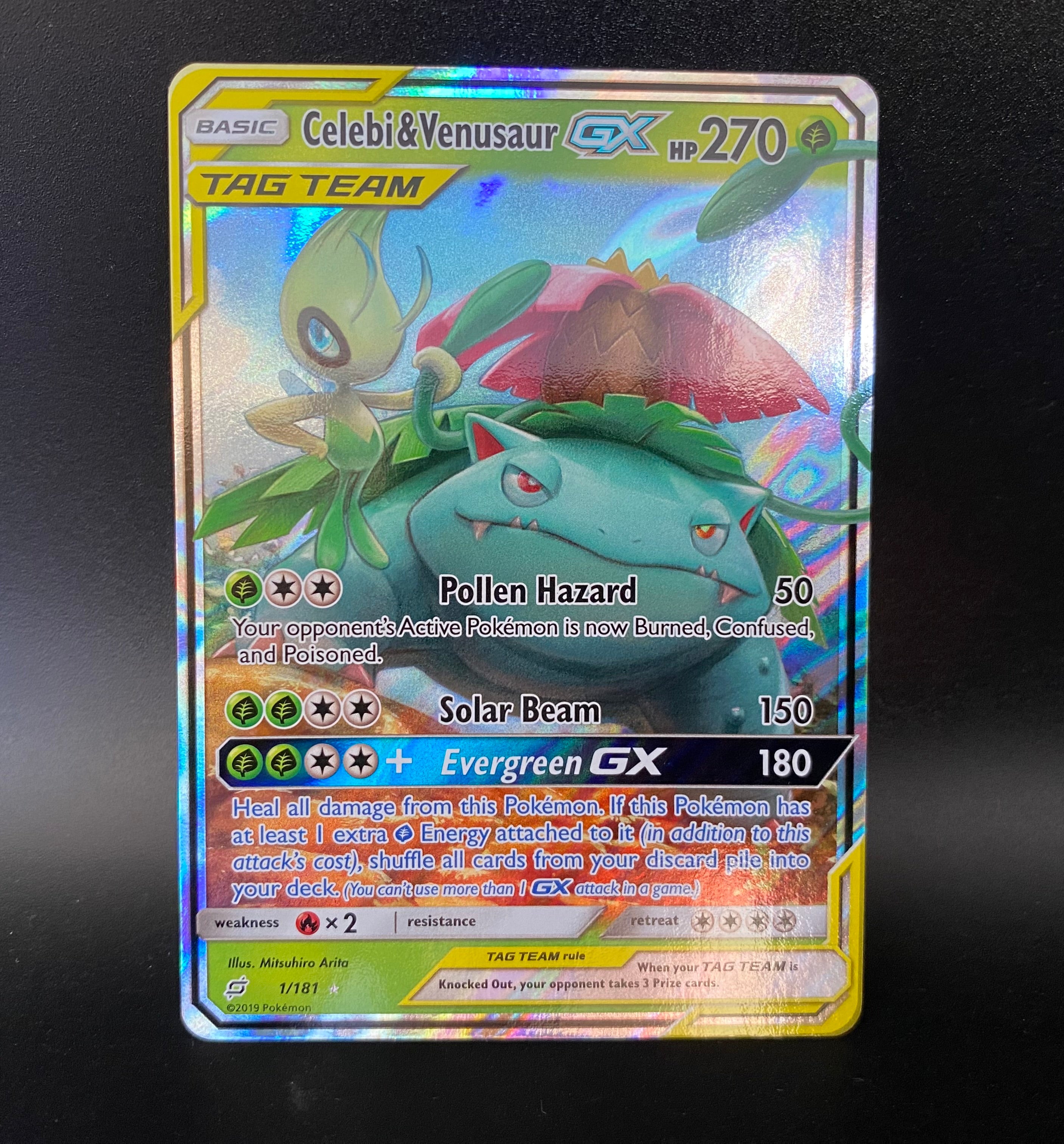 Celebi & Venusaur GX 1/181