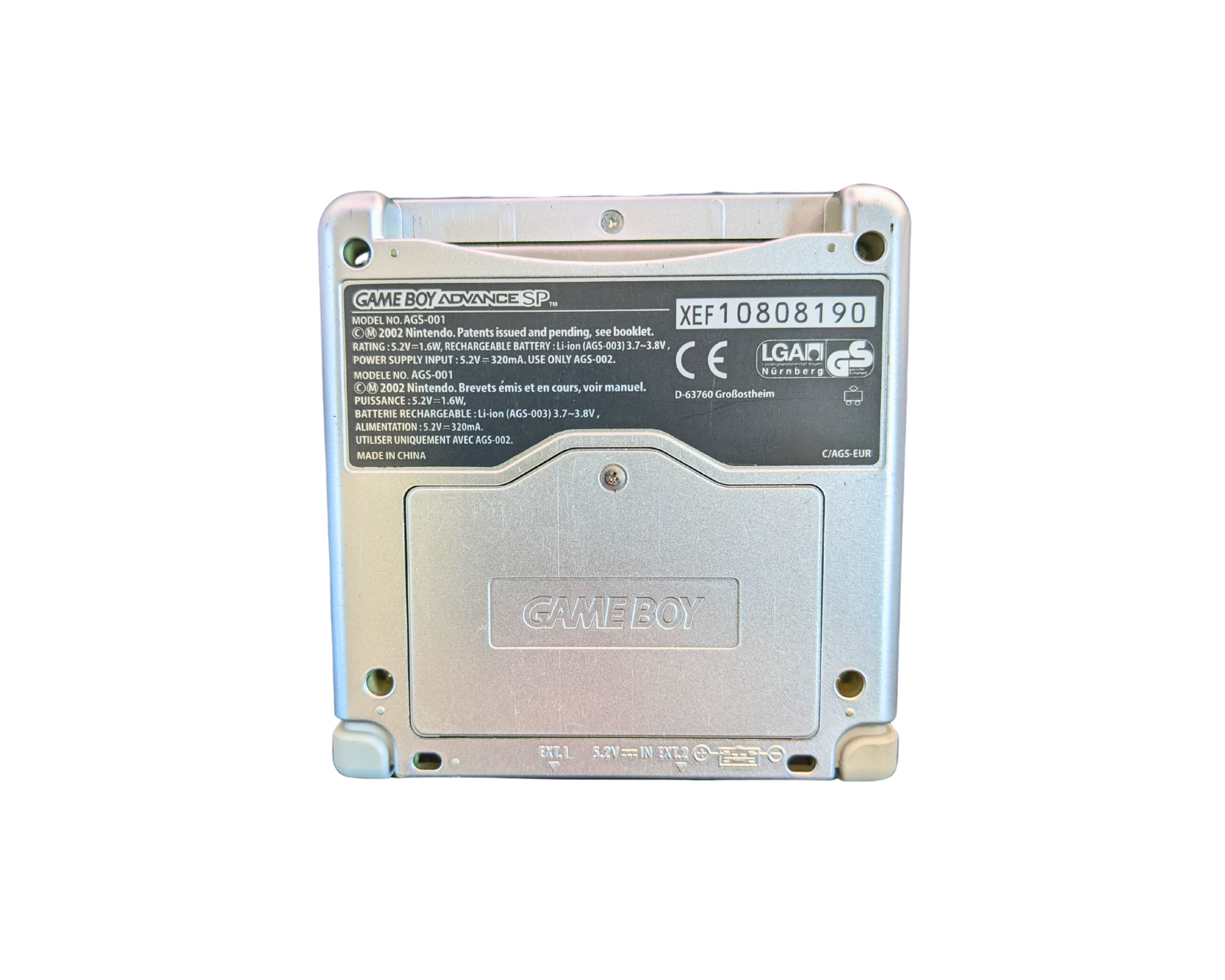 GameBoy Advance SP Console