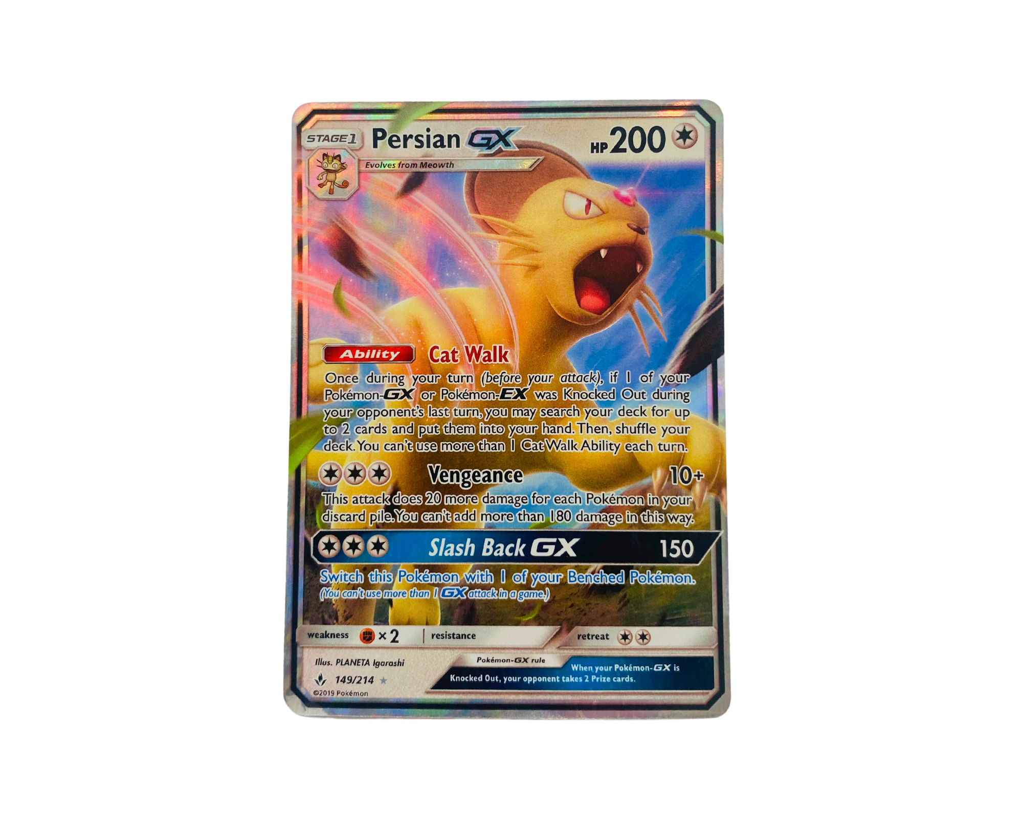 Persian GX 149/214 | Pokémon Card