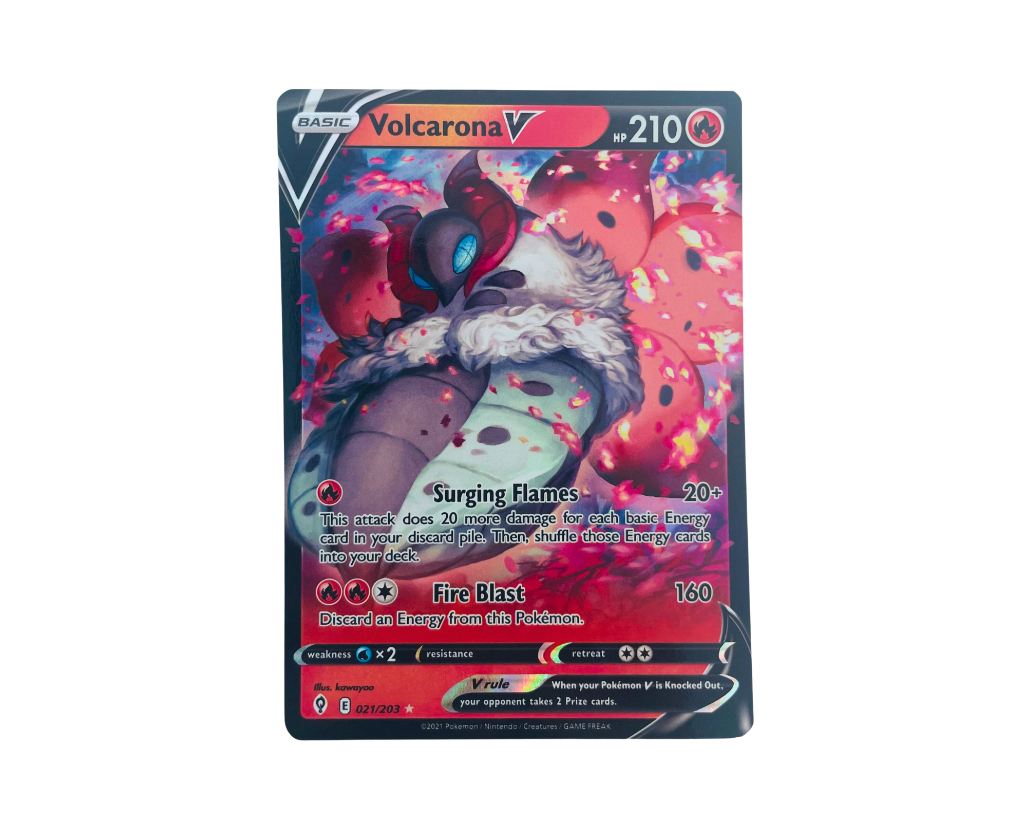 Volcarona V 021/203 | Pokémon Card